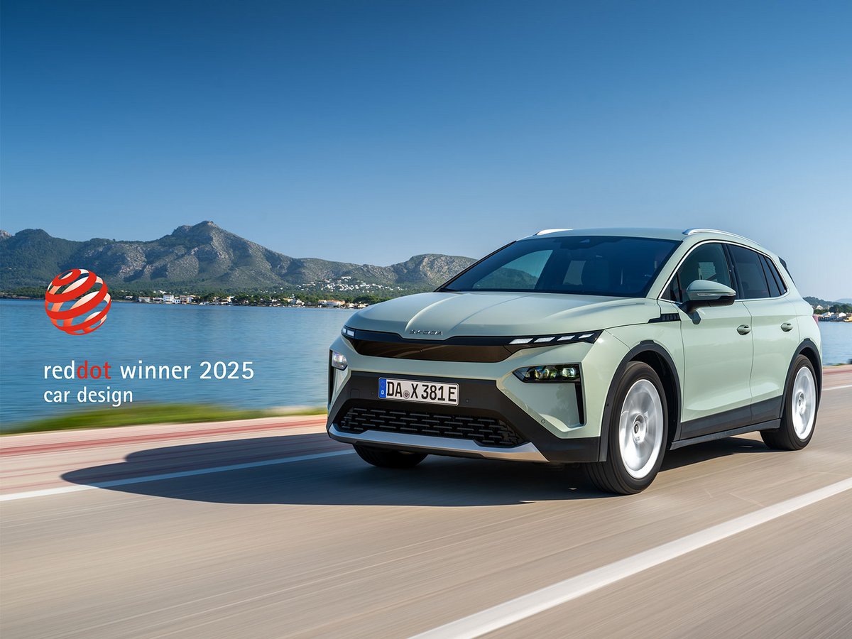 Škoda Elroq erhält Red Dot Award für Car Design